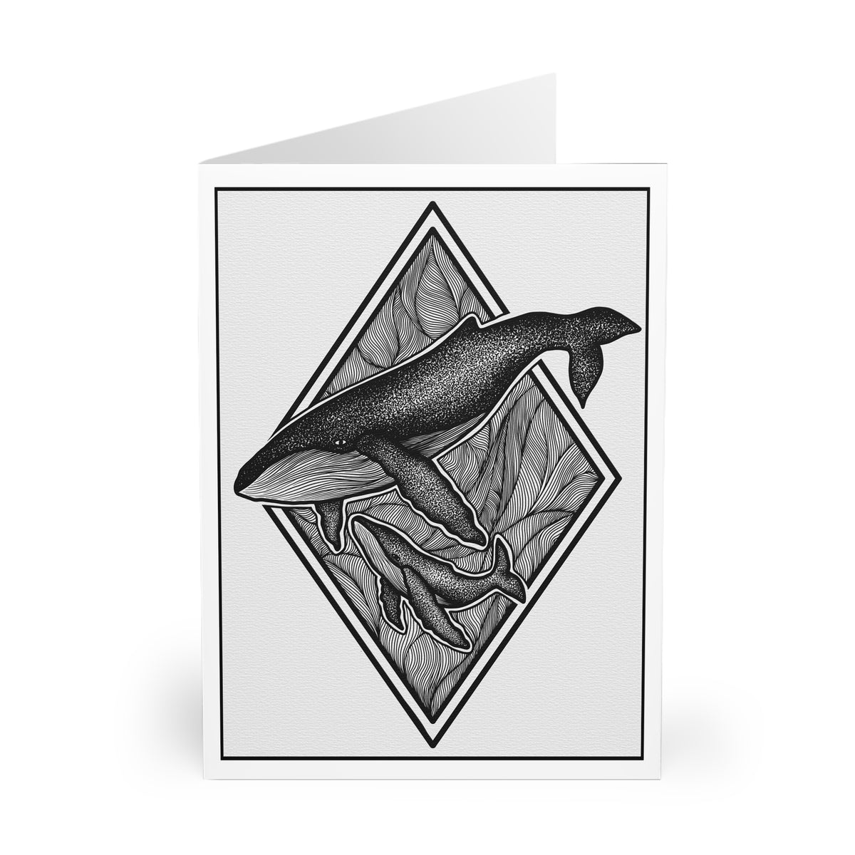 Whale Family Greeting Card (5 Pack) – Infinite Wilderness